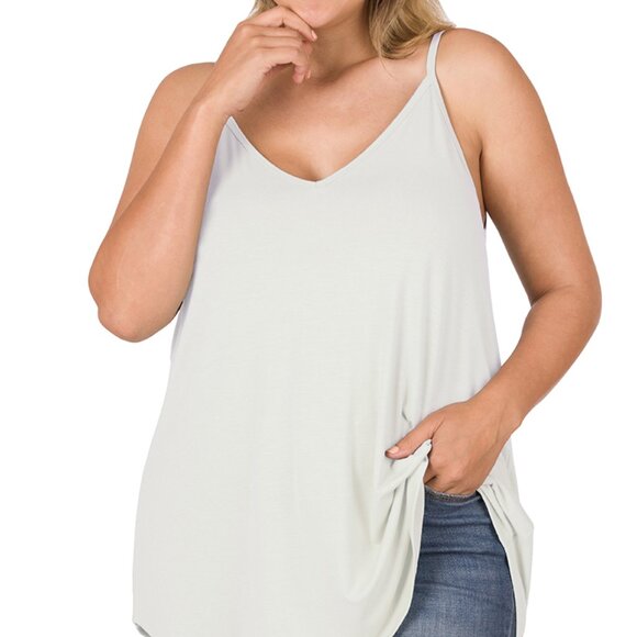Zenana Outfitters | Tops | Zenana Bone Front And Back Reversible ...